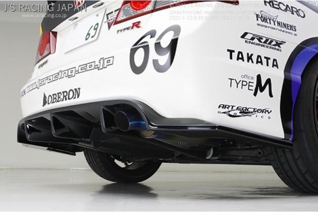 FD2 シビック TypeR J'S RACING TYPE-R リアディフューザー TYPE-S ゲルコートタイプ / 品揃え多数の ...