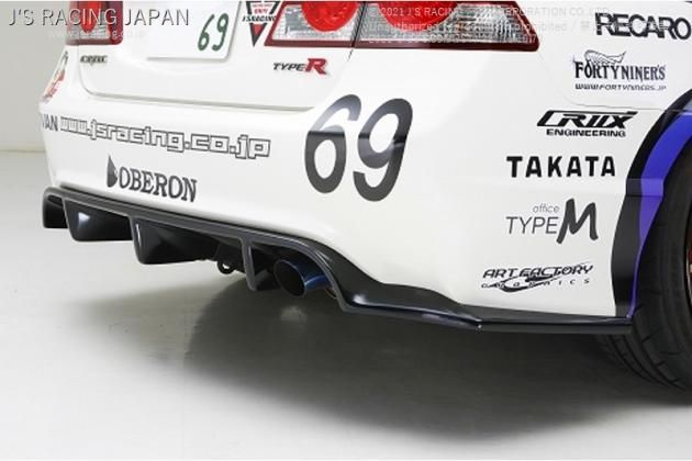 FD2 シビック TypeR J'S RACING TYPE-R リアディフューザー TYPE-S ゲルコートタイプ / 品揃え多数の ...