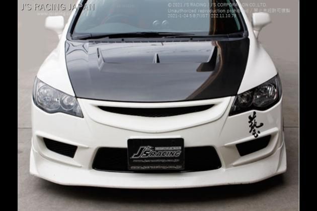 FD2 シビック TypeR J'S RACING エアロボンネット Type-S FRP / 品揃え多数のエアロパーツ専門通販ならエアツケ！