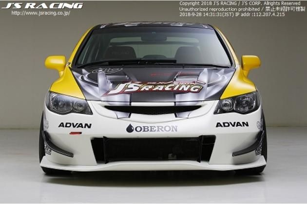 FD2 シビック TypeR J'S RACING フロントバンパーTYPE-S FRP / 品揃え多数のエアロパーツ専門通販ならエアツケ！