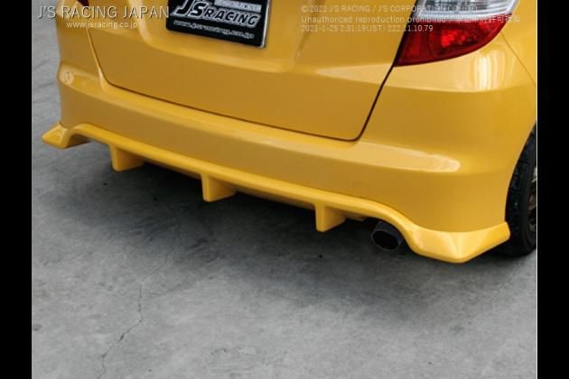 GE8 フィット 前期 J'S RACING リアディフューザーTYPE-S ゲルコートタイプ / 品揃え多数のエアロパーツ専門通販ならエアツケ！