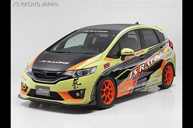 GK5 フィット J'S RACING RS フロントウイングスポイラー タイプS FRP / 品揃え多数のエアロパーツ専門通販ならエアツケ！