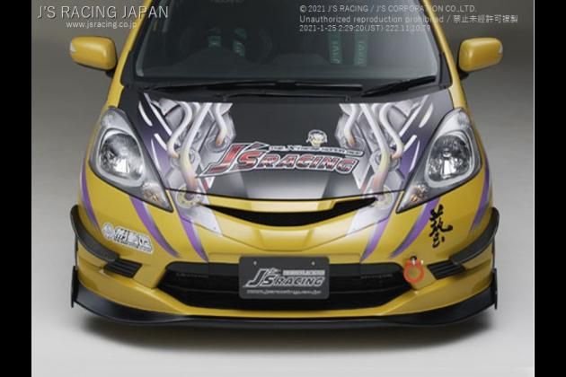 GE8/9 フィット 前期 J'S RACING フロントスポーツグリル タイプS / 品揃え多数のエアロパーツ専門通販ならエアツケ！