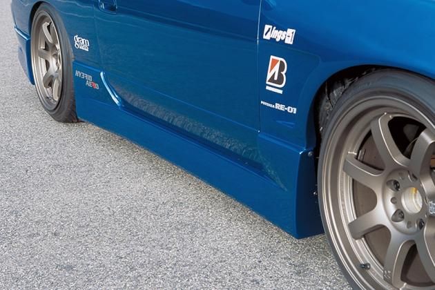 S13 180SX ings N-SPEC 180SX RPS13 サイドステップ FRP / 品揃え多数のエアロパーツ専門通販ならエアツケ！