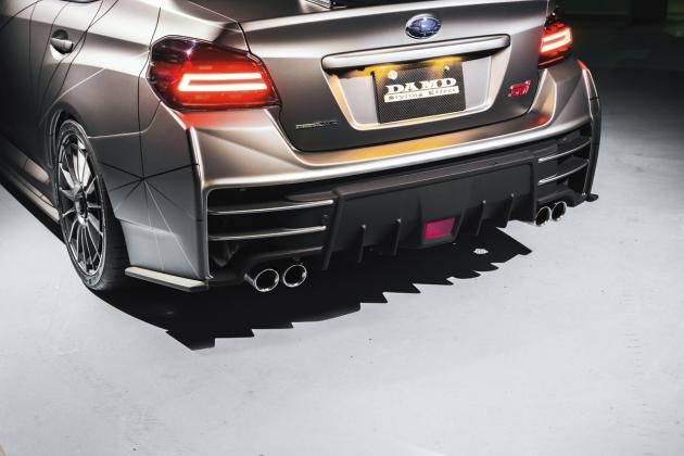 VA WRX STI/S4 DAMD リアバンパー&エクステンション / 品揃え多数のエアロパーツ専門通販ならエアツケ！