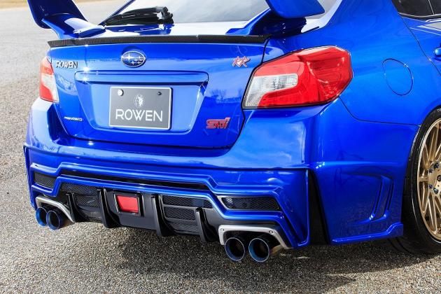 VAB WRX STI ROWEN リヤバンパー / 品揃え多数のエアロパーツ専門通販ならエアツケ！