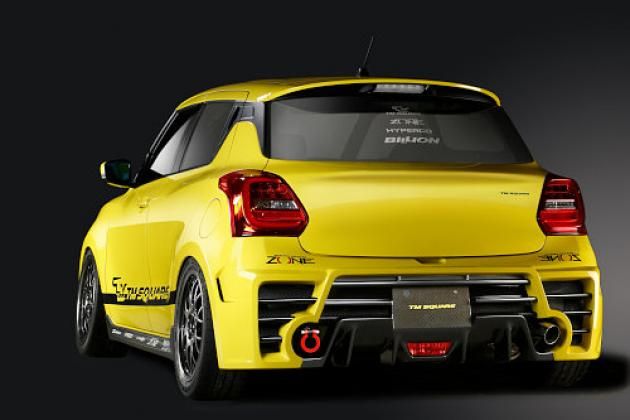 ZC32S スイフトスポーツ TM SQUARE リアバンパースポイラー / 品揃え多数のエアロパーツ専門通販ならエアツケ！