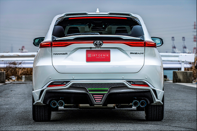 80/85 ハリアー ROJAM ROJAM IRT GENIK Rear Lip Spoiler / 品揃え多数のエアロパーツ専門通販ならエアツケ！